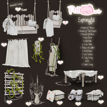 Second Life Marketplace - [P] Pillows, Springful: Vase Decor
